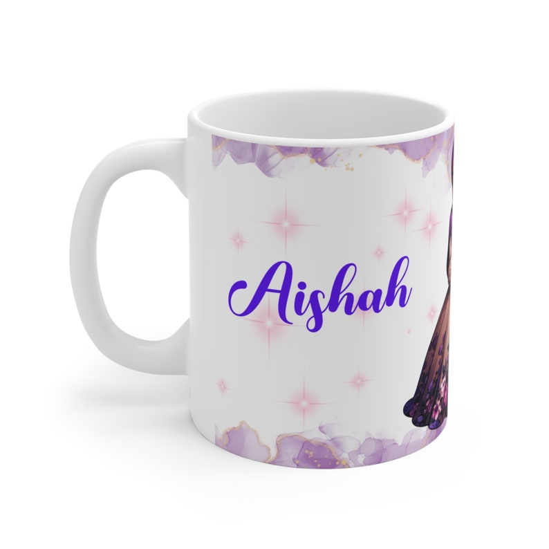 Personalized Islamic Mug, Hijabi Woman Mug, Muslim Woman Gift, Muslim ...
