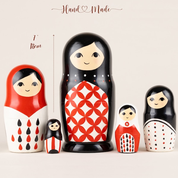 Modern Nesting Doll - Etsy