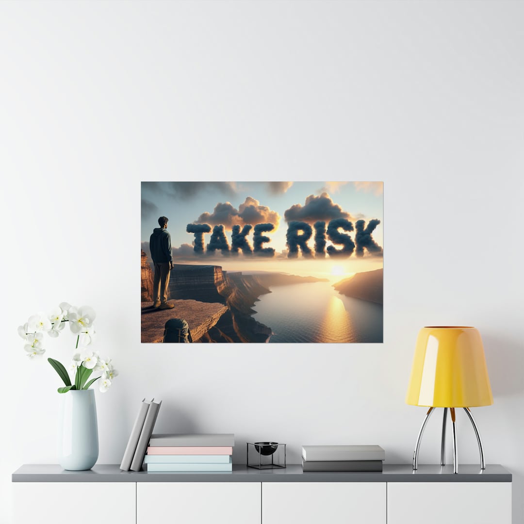 Take Risk Posters - Etsy
