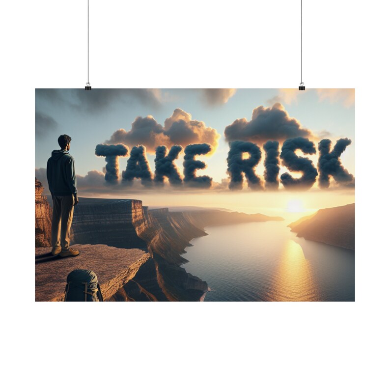 Take Risk Posters - Etsy