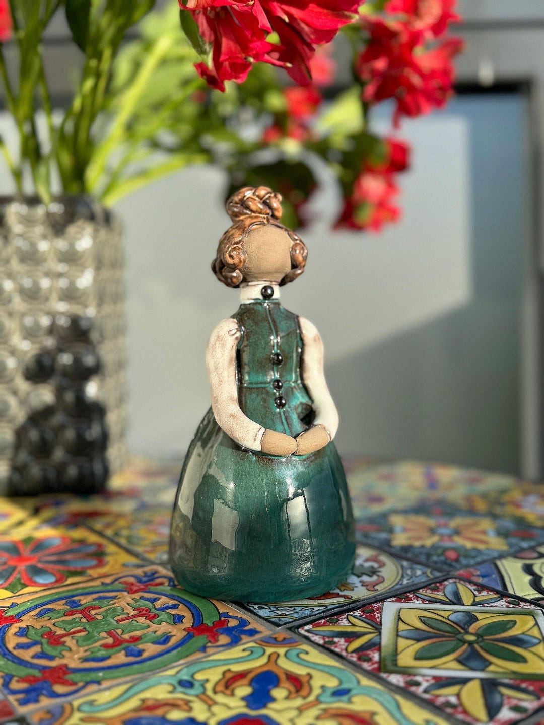 Elbogen Vintage Glazed Ceramic Figurine Swedish Pottery Scandinavian ...