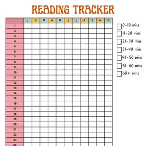 Reading Tracker - Etsy