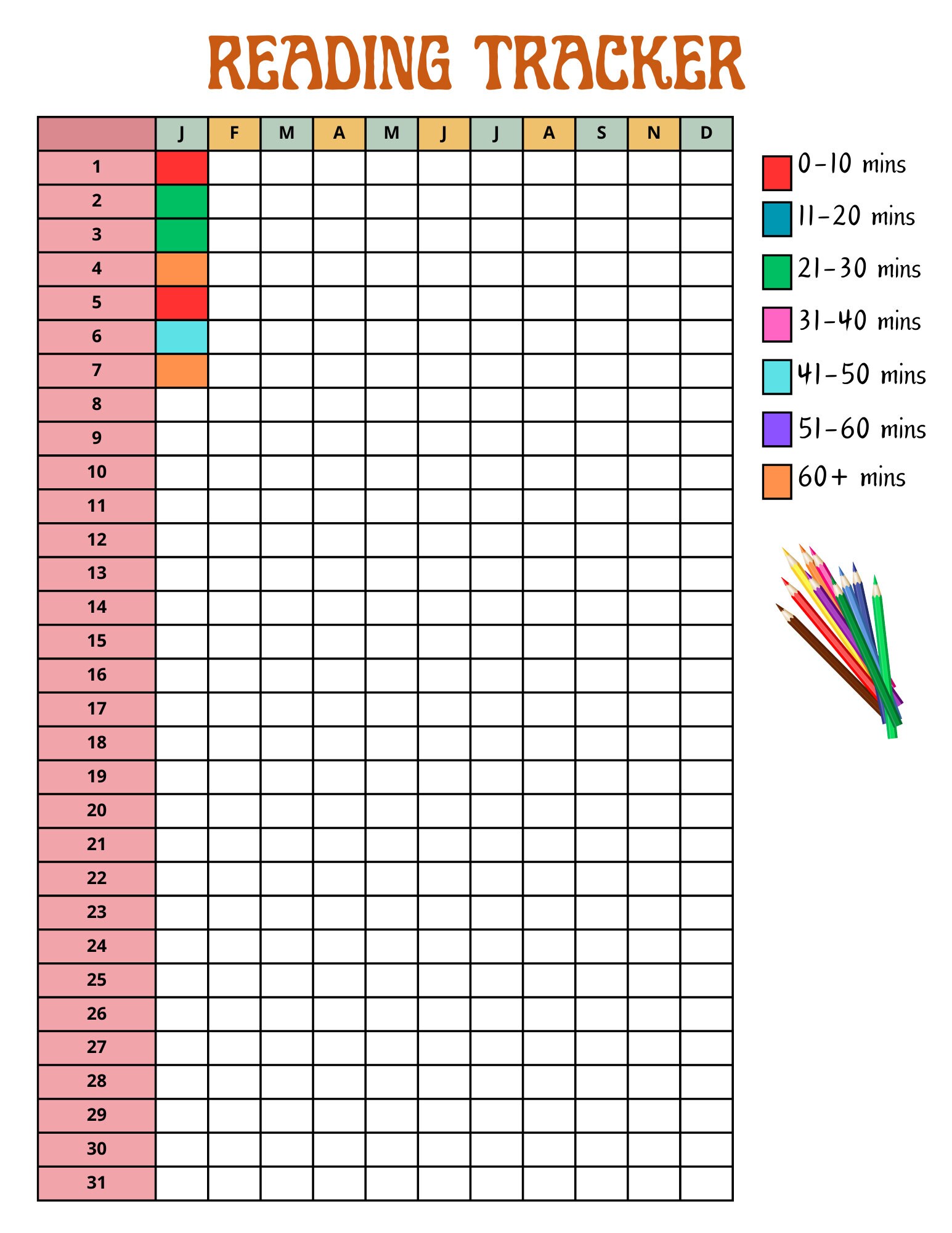 Reading Tracker - Etsy