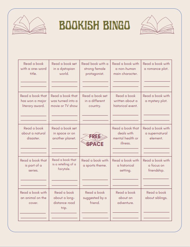 Book Bingo - Printable AND Digital Versions! - Etsy