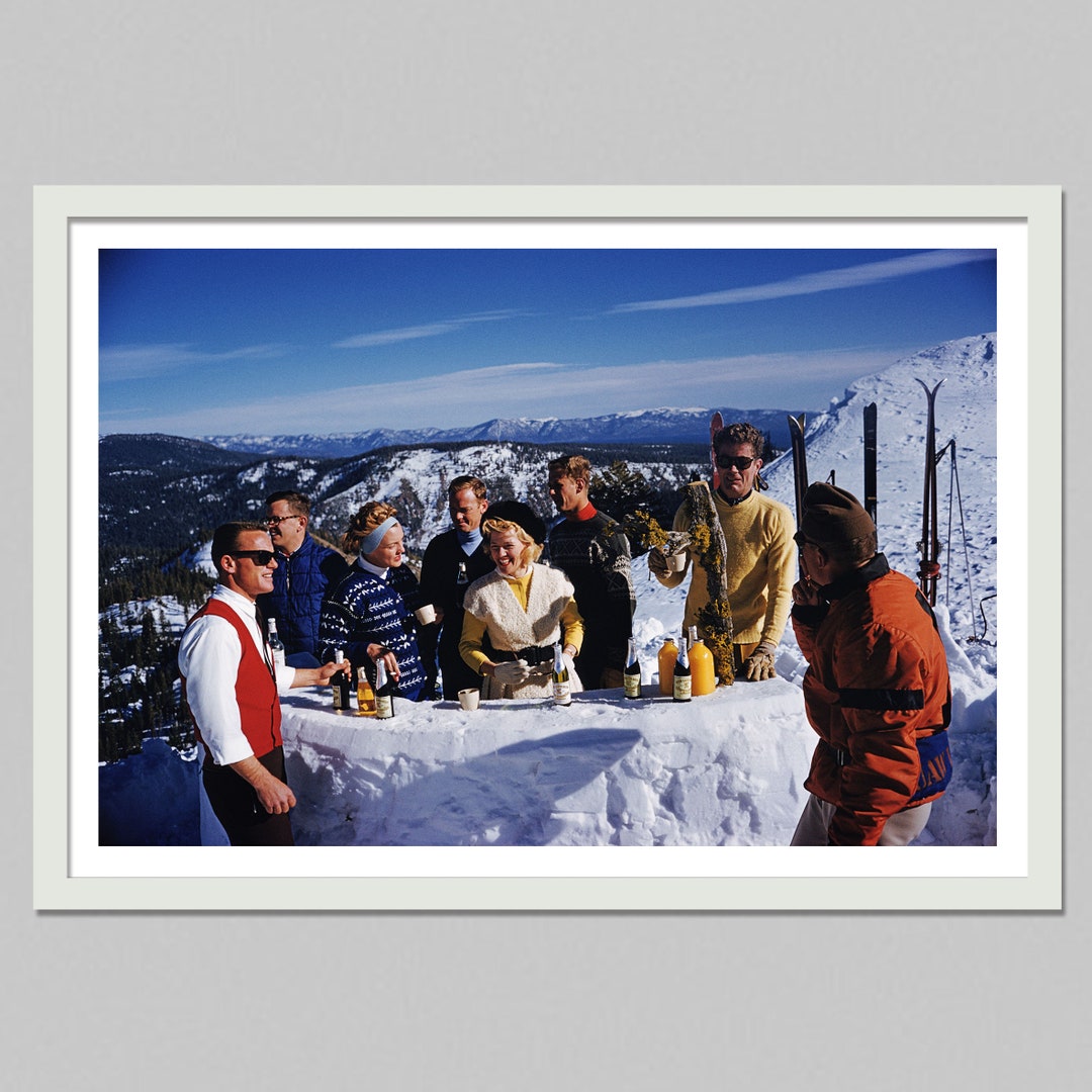 Digital Download Apres Ski Slim Aarons Print ,vintage Print,slim Aarons ...