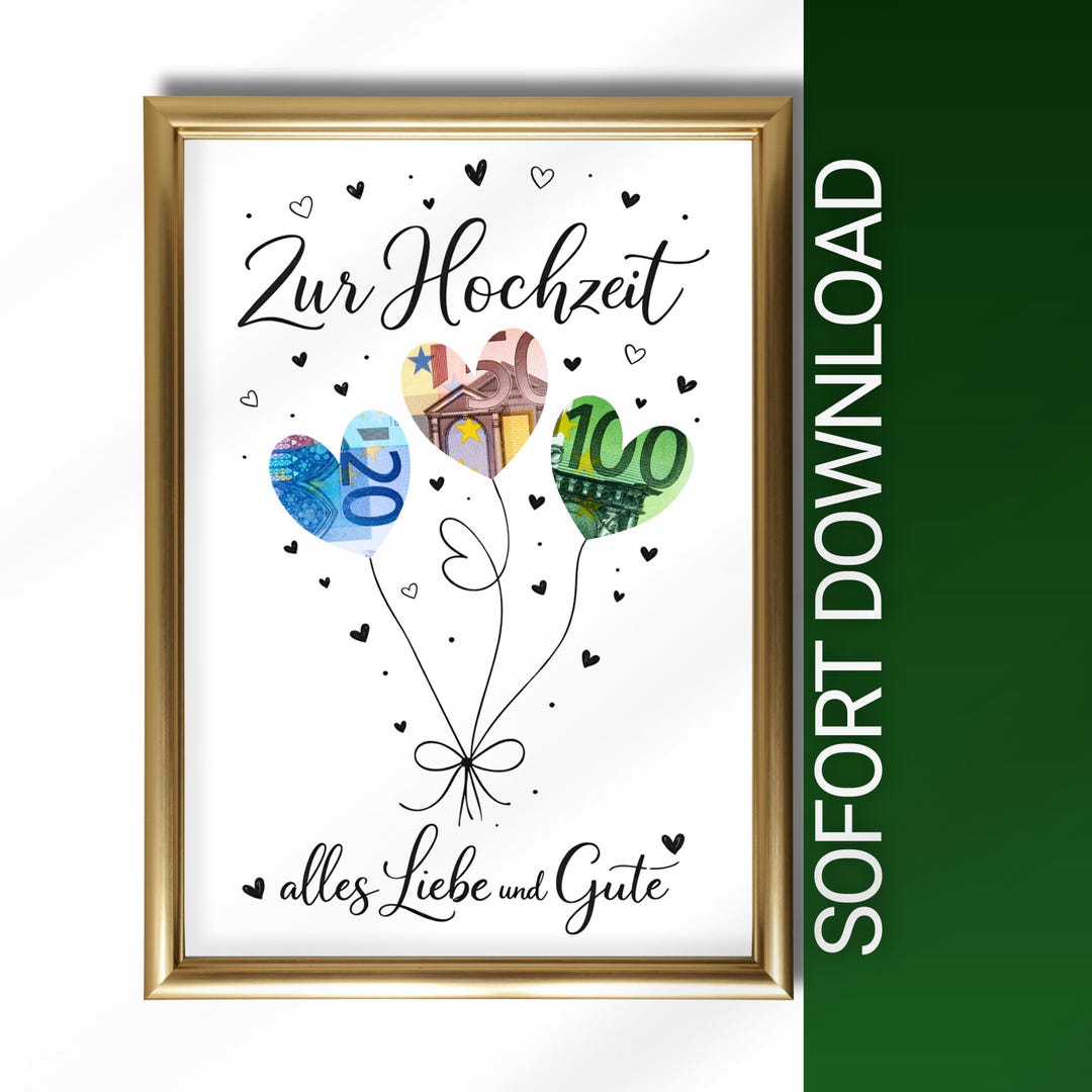 Last Minute Geschenk Hochzeit