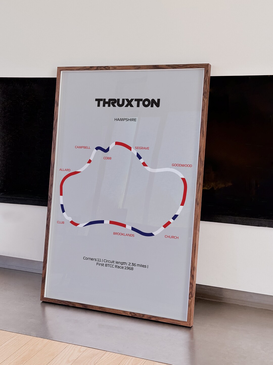 British Touring Car Track Posters | Gifts for Him | Racing | Car Fans ...