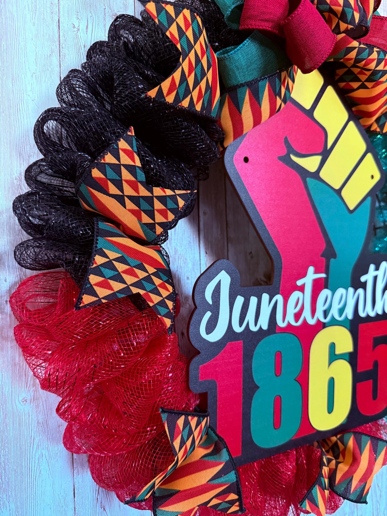Juneteenth Wreath - Etsy