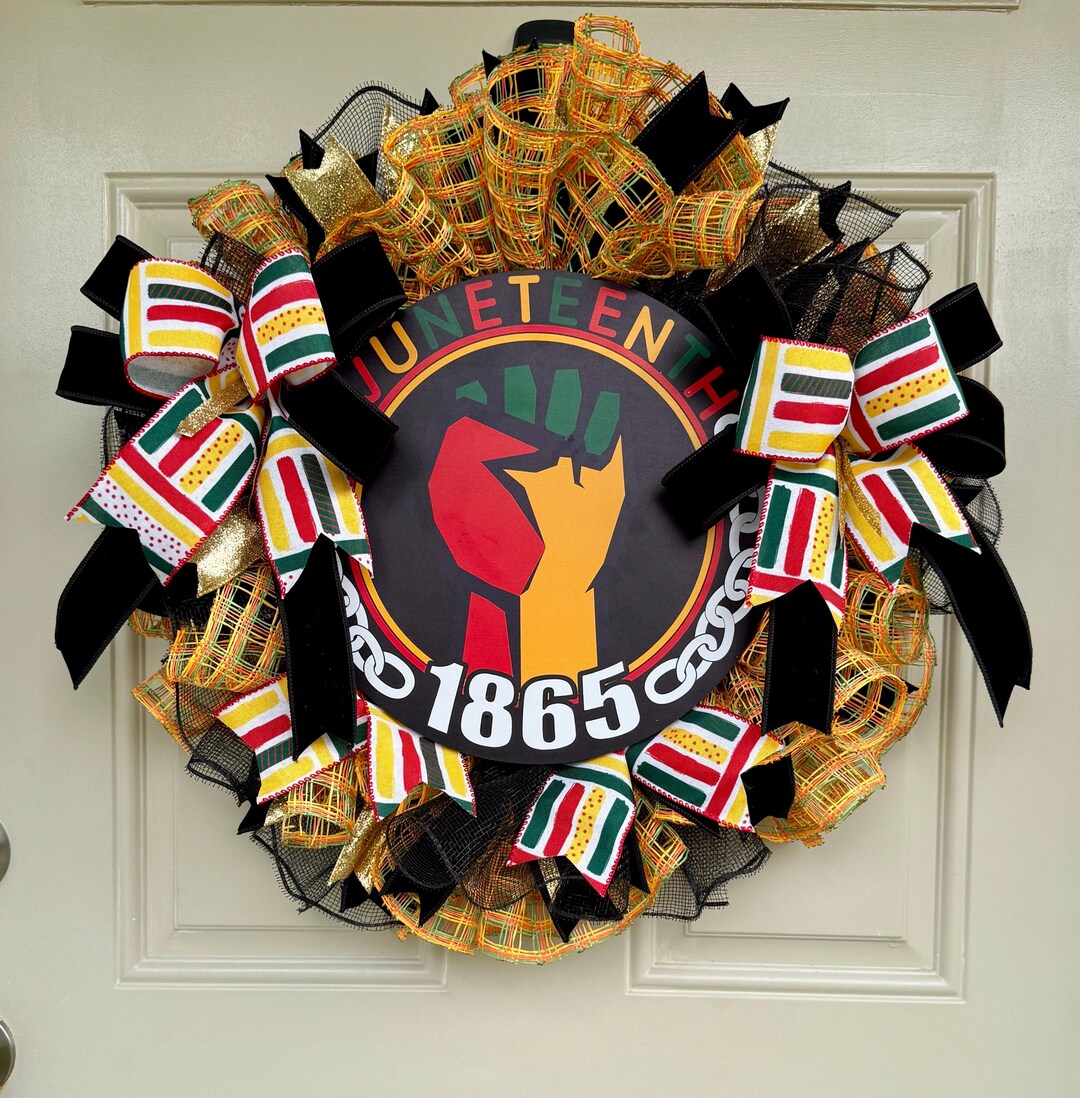 Juneteenth Wreath - Etsy