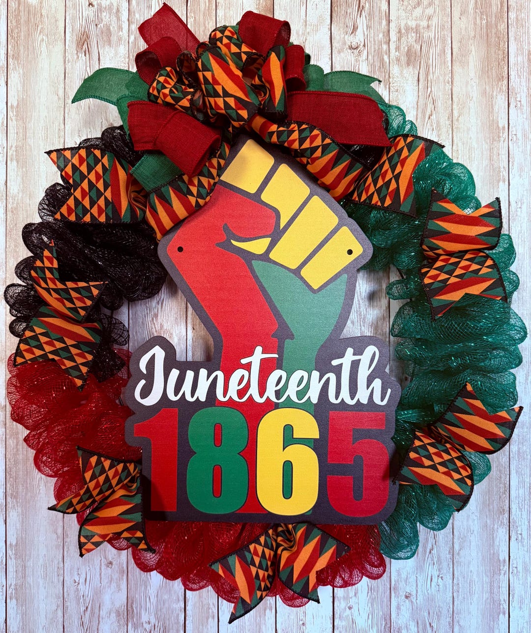 Juneteenth Wreath - Etsy