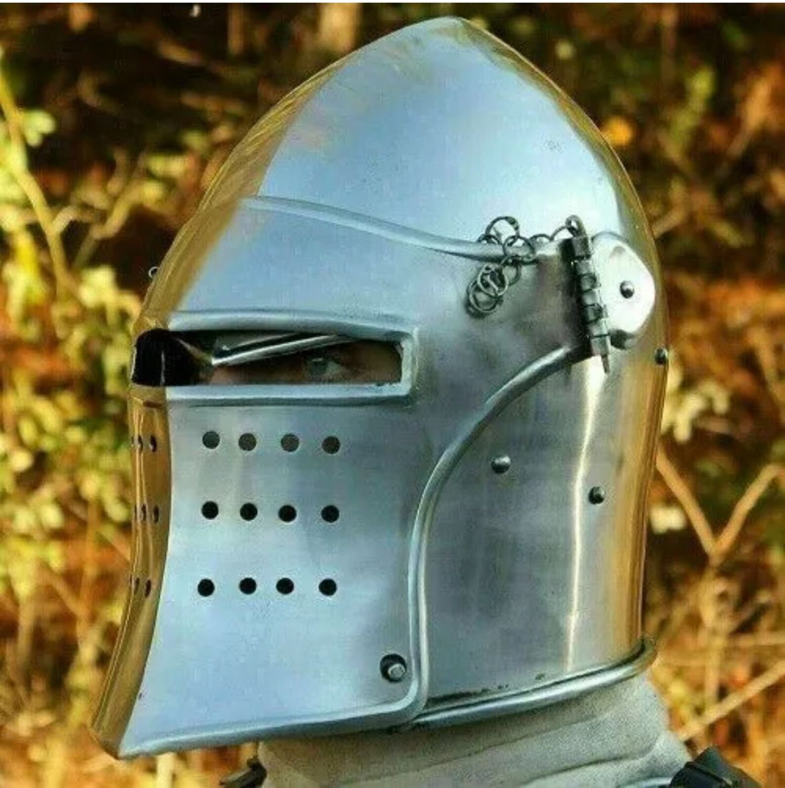 MEDIEVAL Barbuta Helmet Knights Templar Crusader Armour Helmet - Etsy