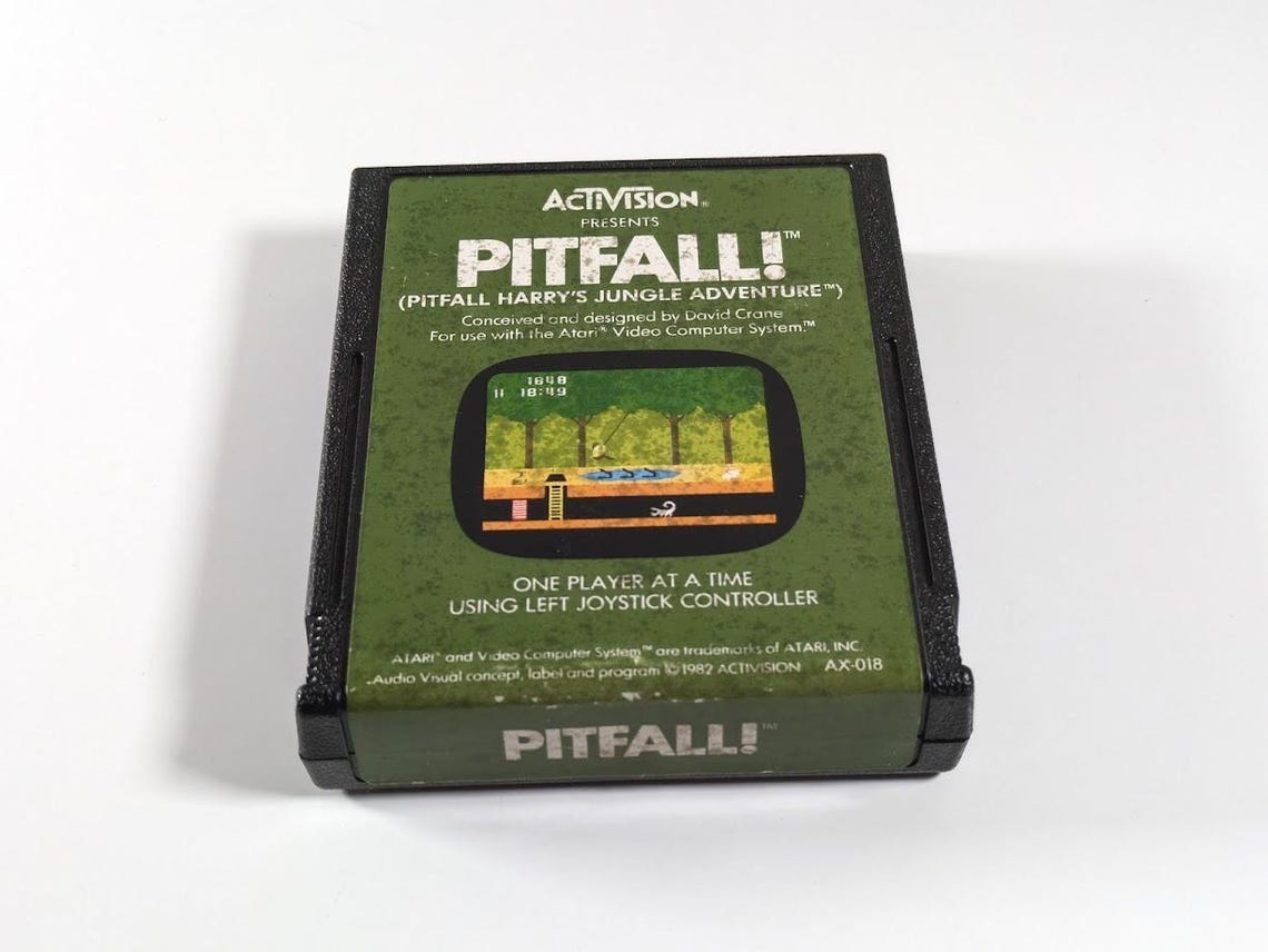 Pitfall for Atari 2600 - Retro Vintage Video Game Tested/works ...