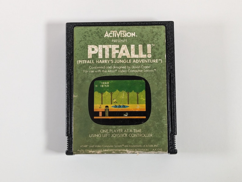Pitfall for Atari 2600 Retro Vintage Video Game Tested/works Activision ...