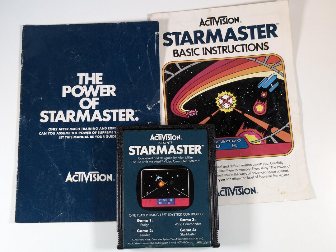 Starmaster for Atari 2600 - W/ Manuals/instructions - Tested & Working ...