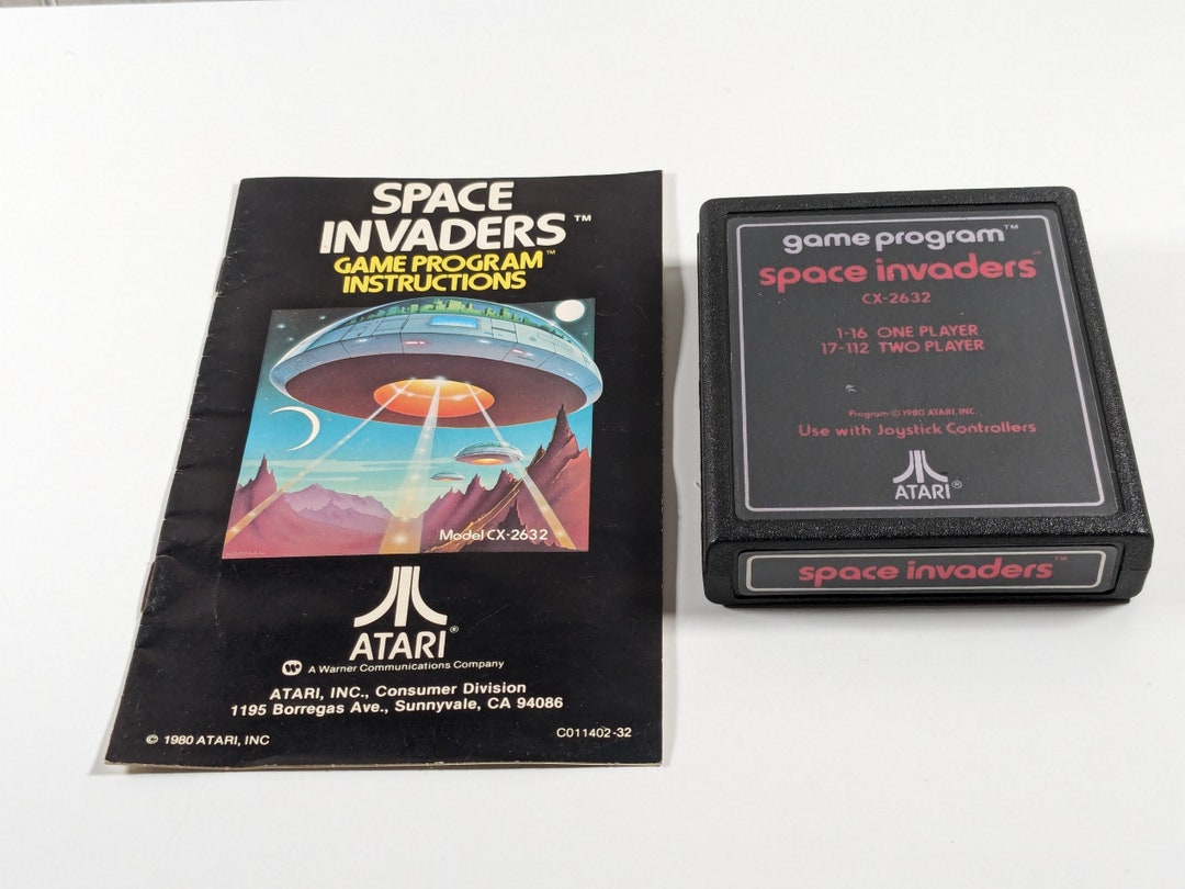 Space Invaders for Atari 2600 Game and Manual/instructions Tested/works ...