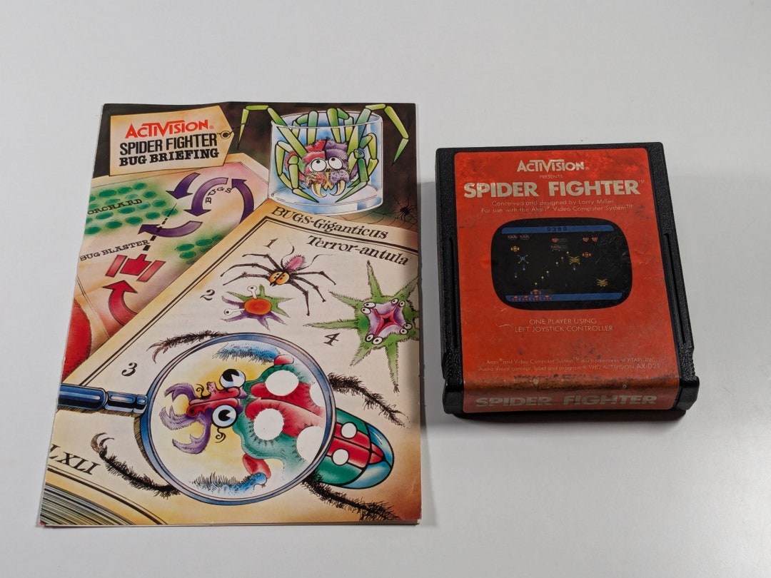 Spider Fighter for Atari 2600 Video Game & Manual/instructions - Tested ...