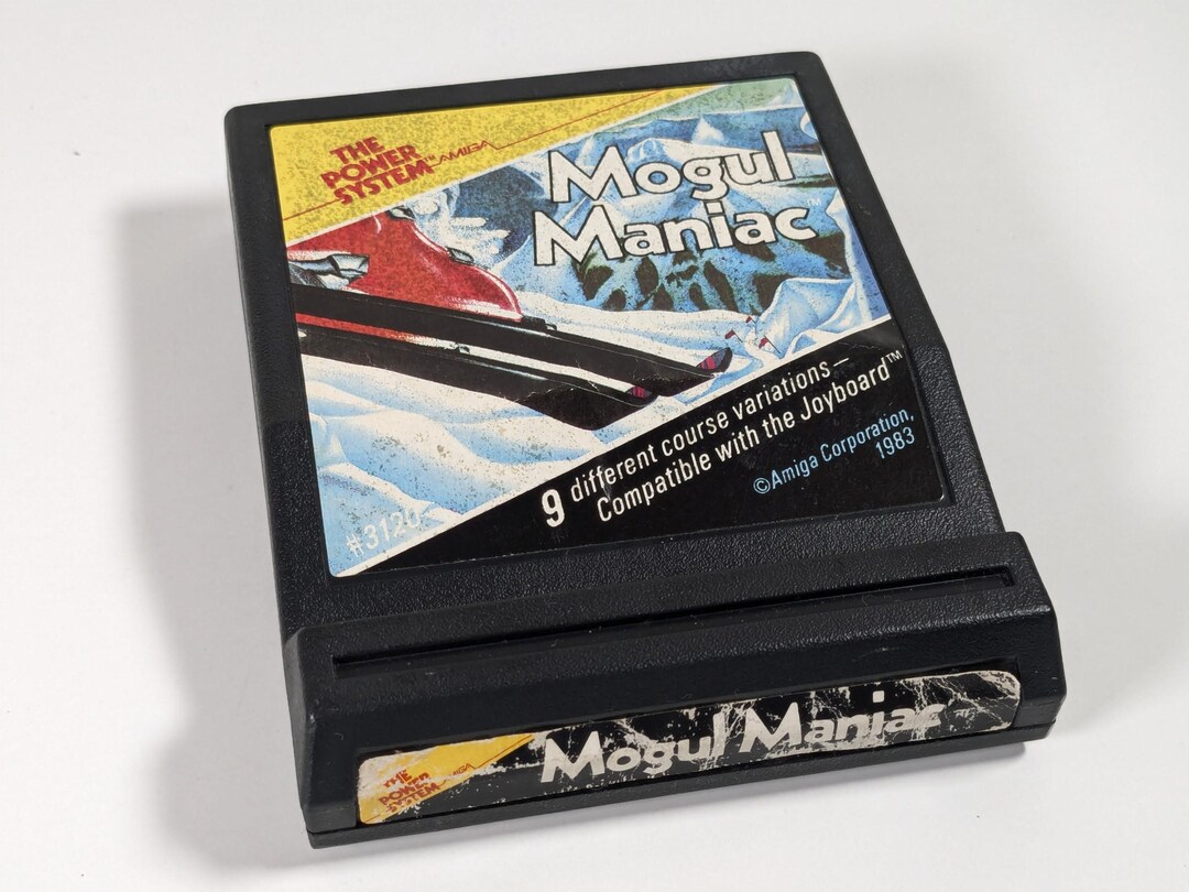 Mogul Maniac Atari 2600 Cartridge, Tested 1983 Amiga Game, Rough End ...