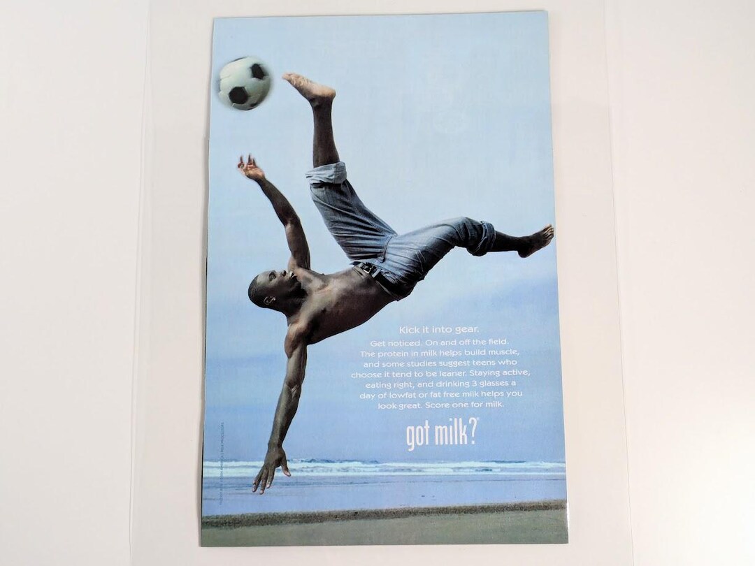 Vintage Got Milk Ad - Iconic Fitness and Milk Campaign - Perfect Gag ...