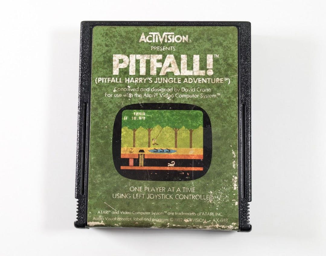 Pitfall for Atari 2600 - Retro Vintage Video Game Tested/works ...
