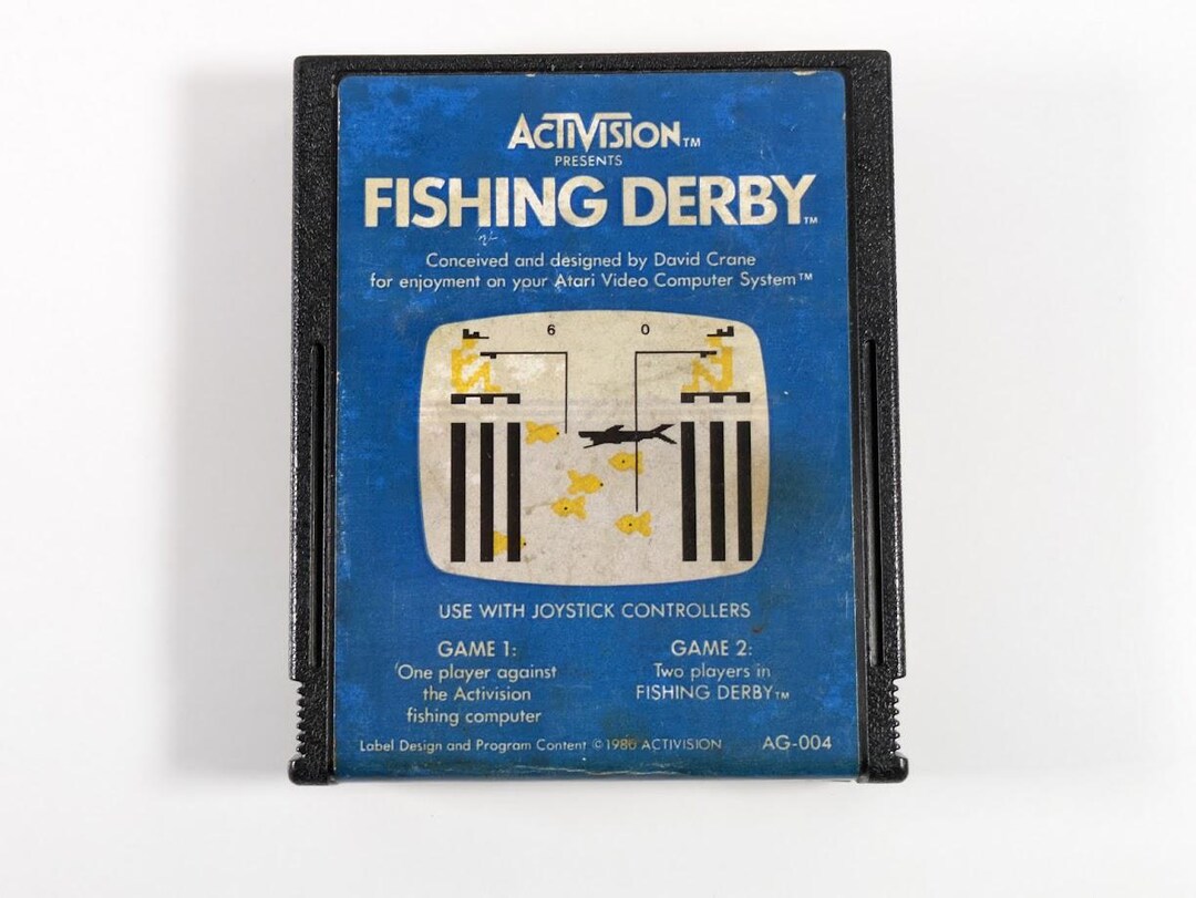 Fishing Derby Atari 2600 Game, Tested David Crane Classic, Retro Gaming ...