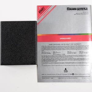 Vanguard Atari 2600 Game W/ Reproduction End Label and Manual ...