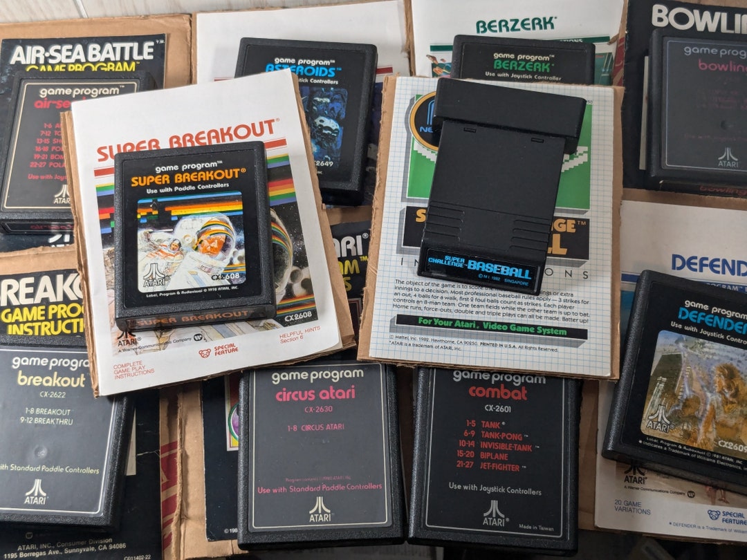 Atari 2600 Games With Manuals/instructions 5.99 Each - Tested/works ...