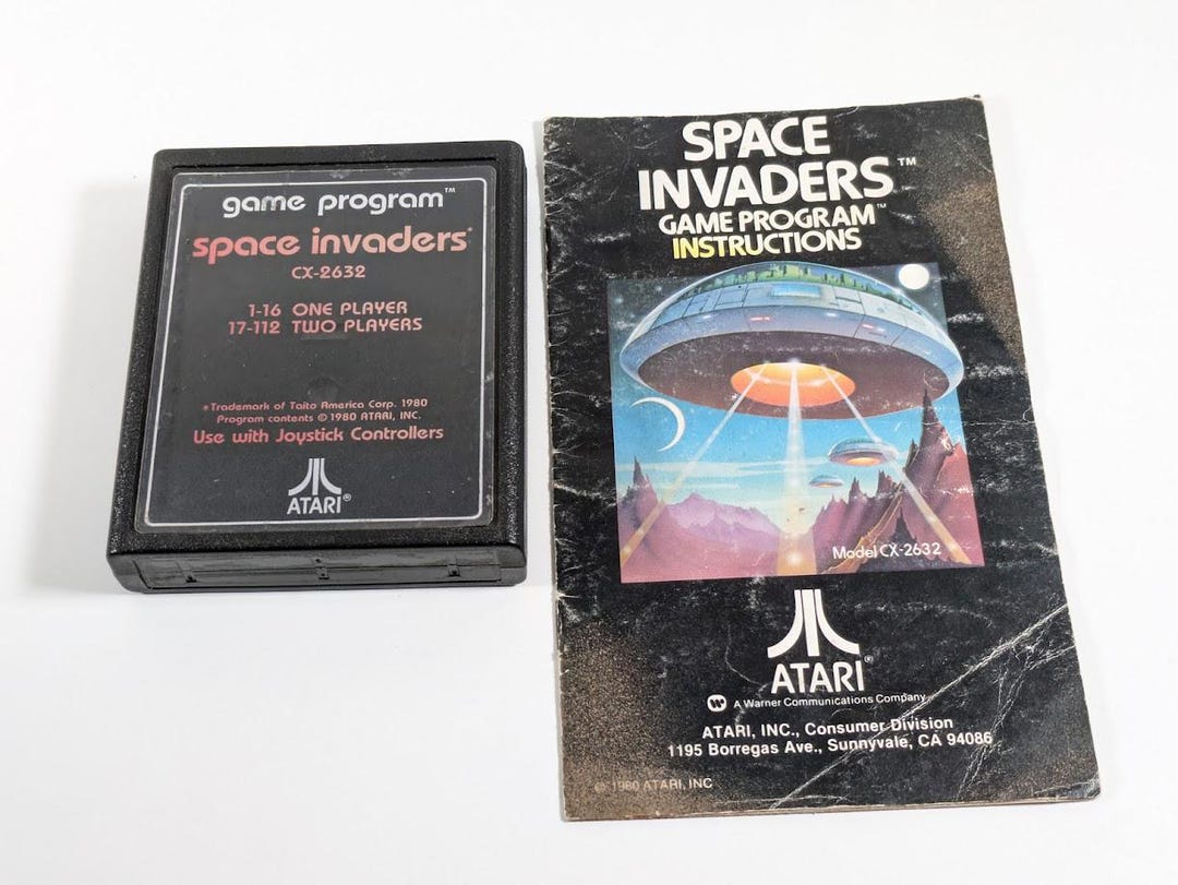 Space Invaders for Atari 2600 Game and Manual/instructions - Tested ...