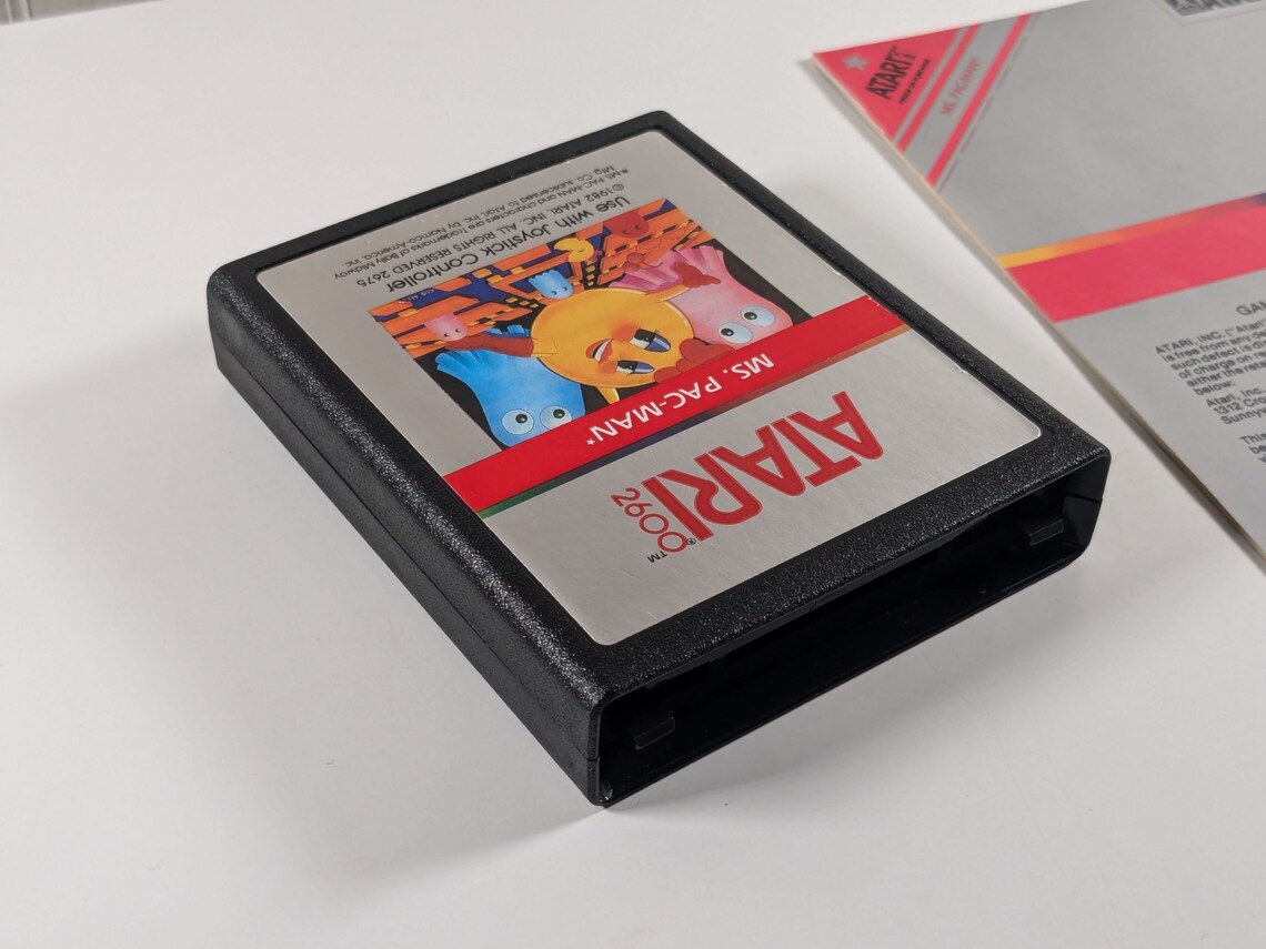 Ms. Pac Man for Atari 2600 Video Game Manual/instructions Tested/works ...