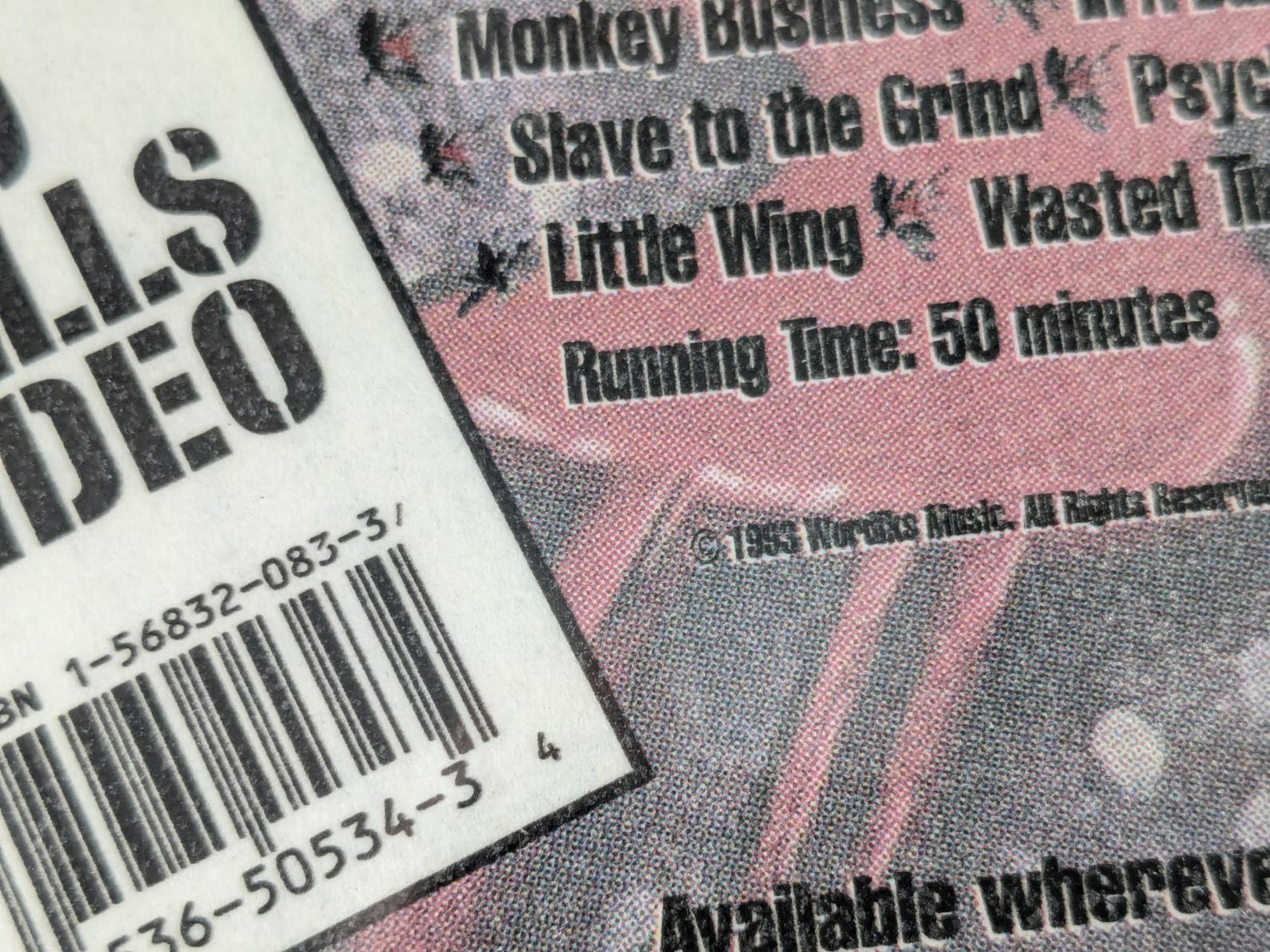 Skid Row Laminated Video Collection Ad 1993 - Vintage Rock Music ...