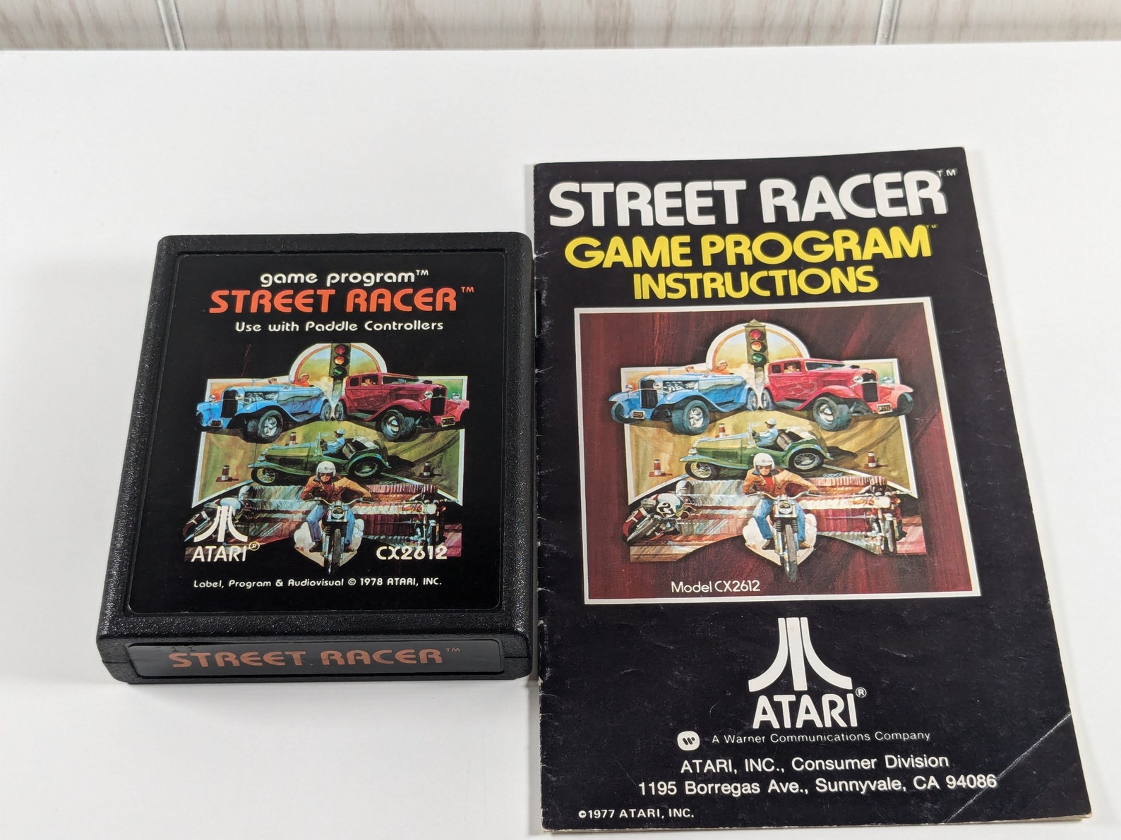 Super Breakout N Street Racer Games for Atari 2600 With Manual ...