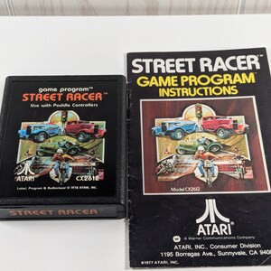 Super Breakout N Street Racer Games for Atari 2600 With Manual ...