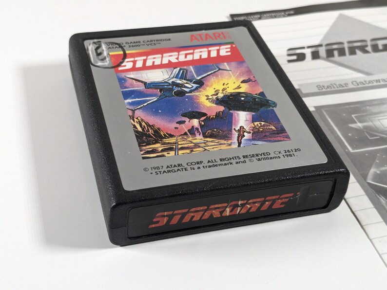 Stargate Atari 2600 Game With Manual/instructions, Tested and Working ...