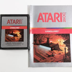 Vanguard Atari 2600 Game W/ Reproduction End Label and Manual ...