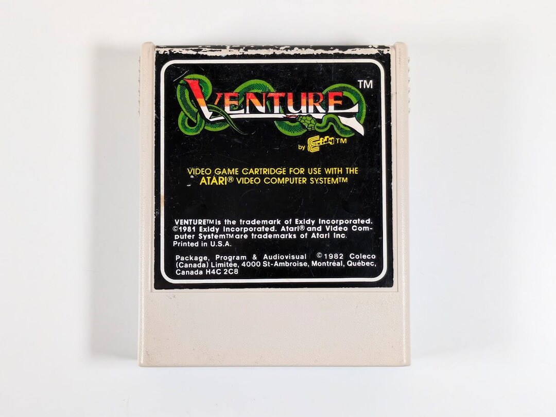 Venture for Atari 2600 - Classic Dungeon Crawler - Exidy - Coleco ...
