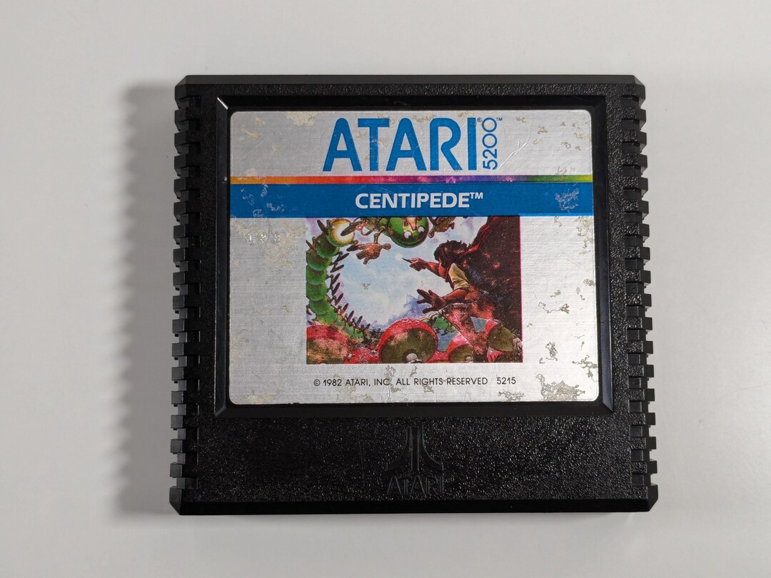 Atari 5200 Centipede Video Game Cart Tested/works Classic Retro Vintage ...