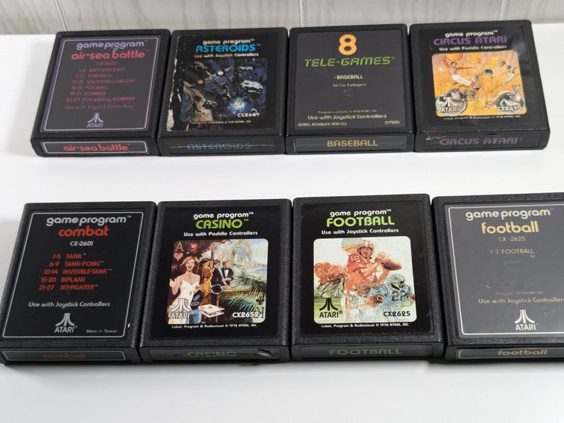 Atari 2600 Games - 3.99 Each! Tested/works - Dive Into Retro Vintage ...