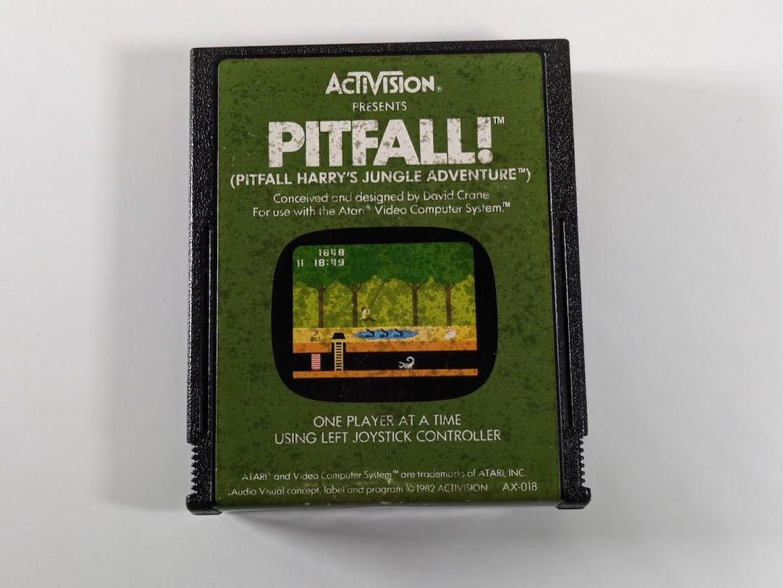 Pitfall for Atari 2600 - Retro Vintage Video Game Tested/works ...