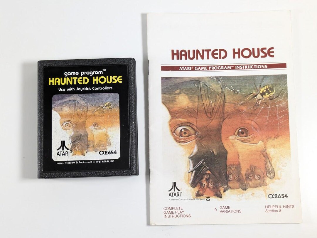 Haunted House for Atari 2600 With Manual/instructions - Tested/works ...