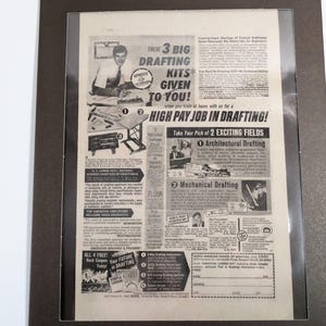 High Pay Drafting Job Ad Laminated 1973 Vintage Architectural ...