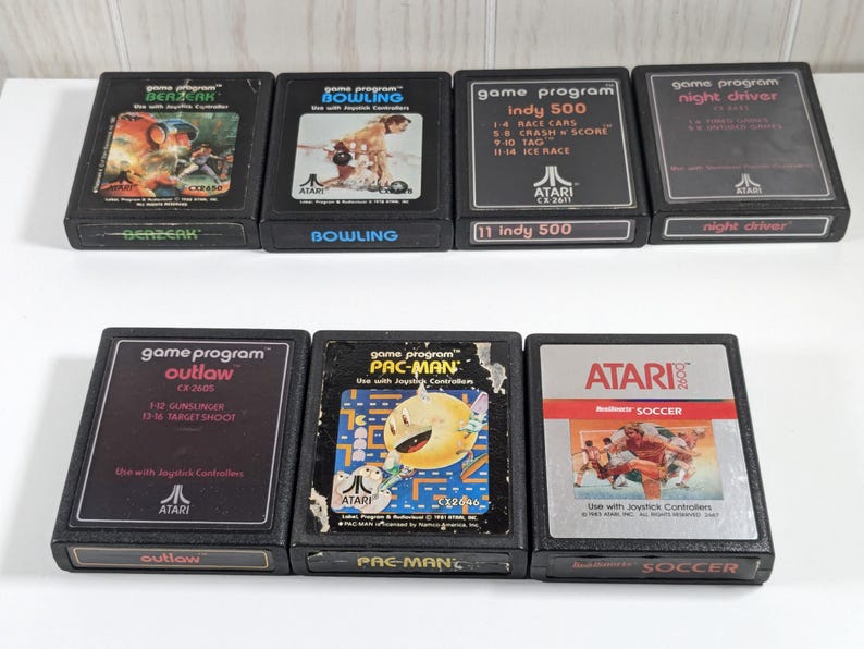 Atari 2600 Games - 3.99 Each! Tested/works - Dive Into Retro Vintage ...
