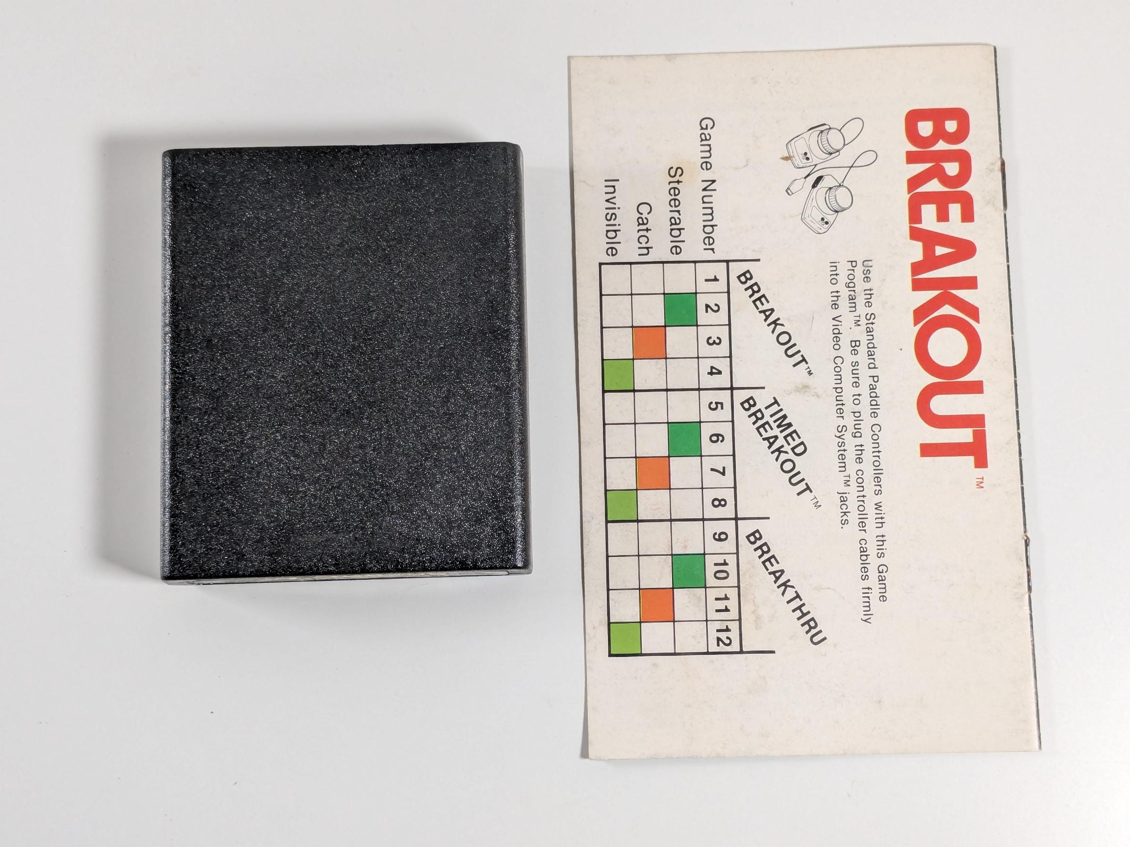 Breakout Game for Atari 2600 With Manual/instructions Tested/works ...