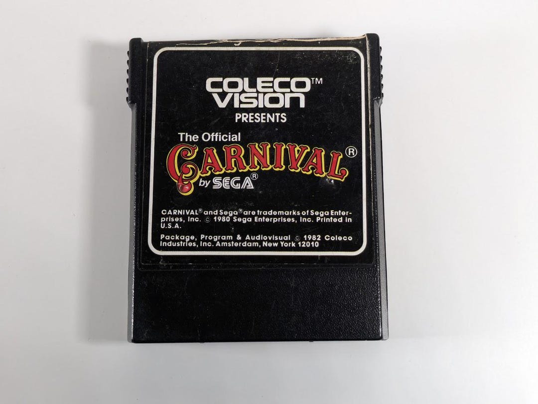 Carnival Colecovision Video Game Cartridge Coleco Vision Sega Tested ...
