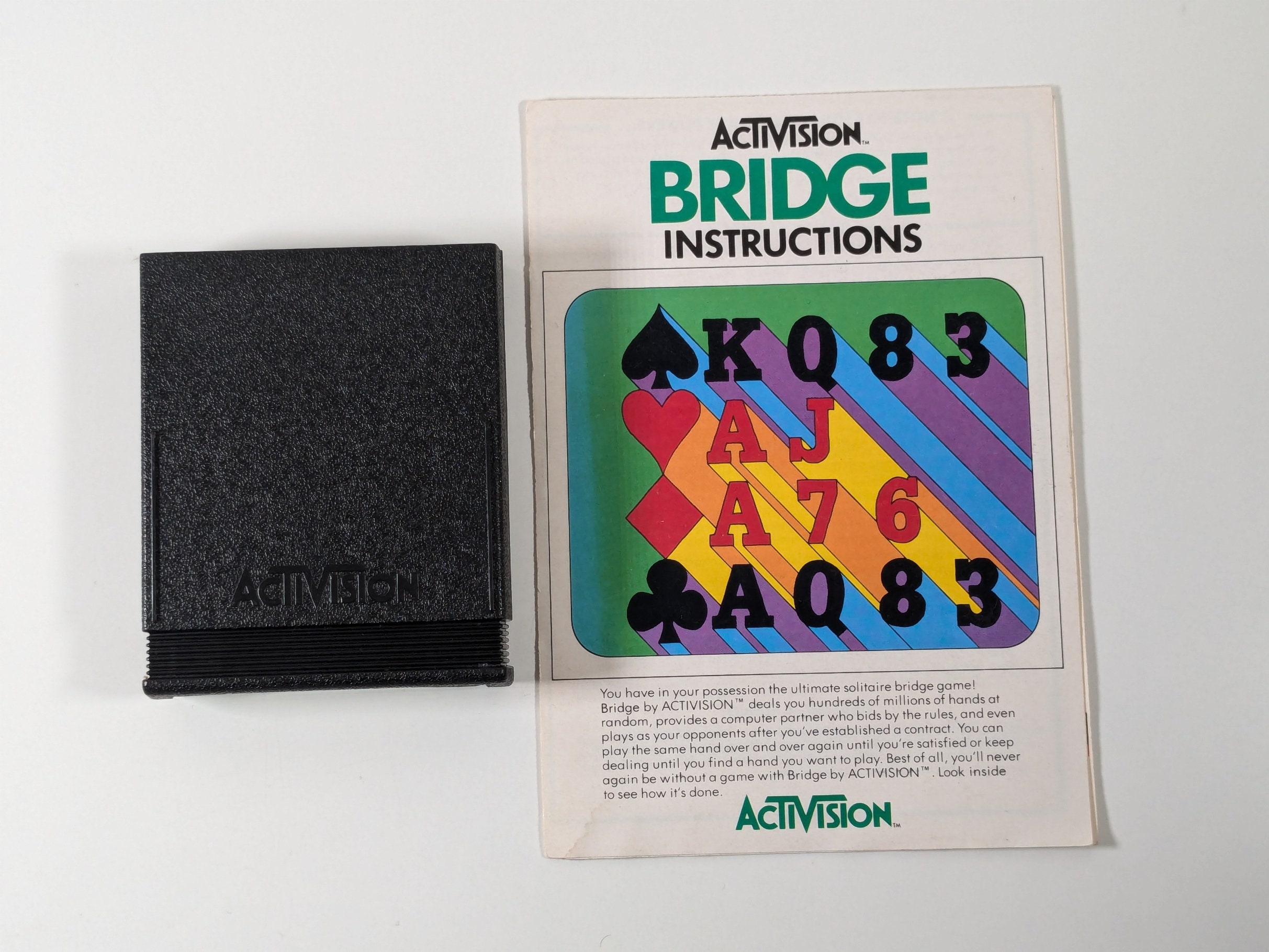 Bridge for Atari 2600 Activision Video Game & Manual/instructions ...
