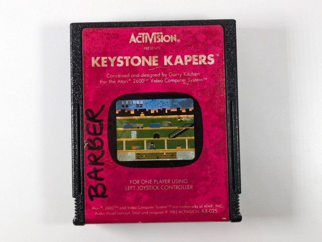 Keystone Kapers for Atari 2600 by Activision - Tested/works - Combine ...