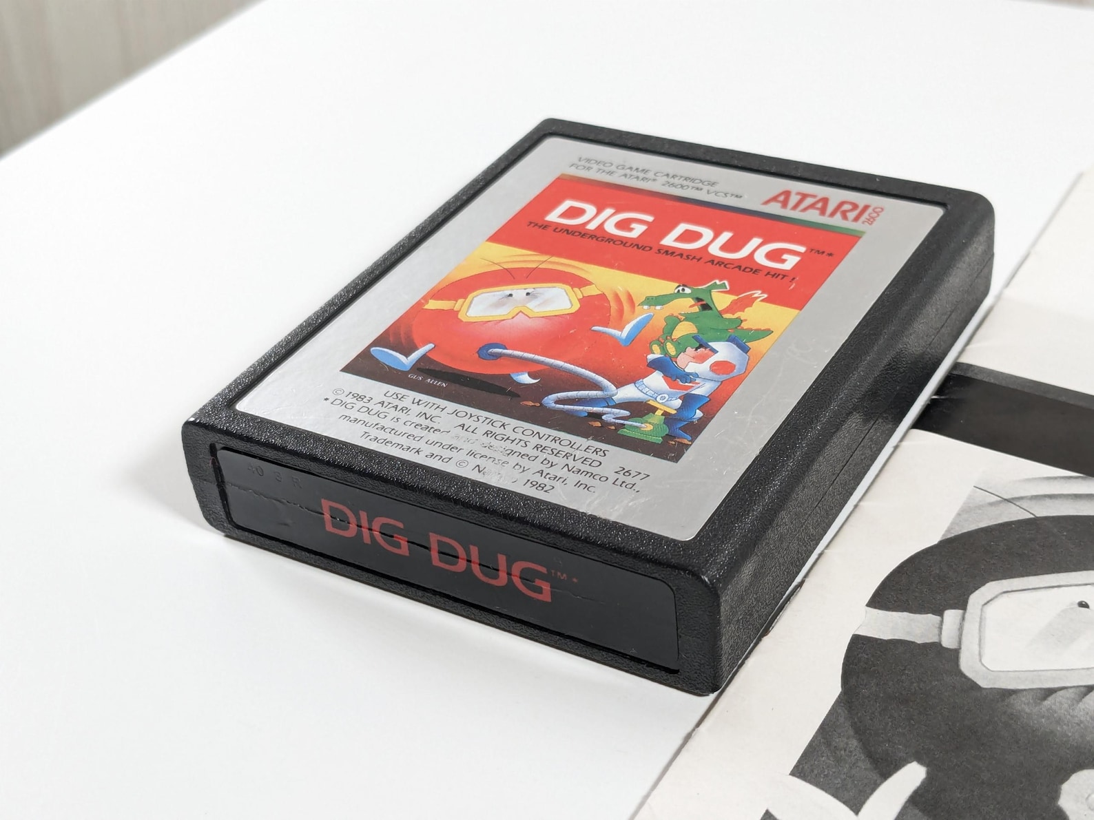 Dig Dug Game for Atari 2600 With Manual/instructions Tested/works Retro ...