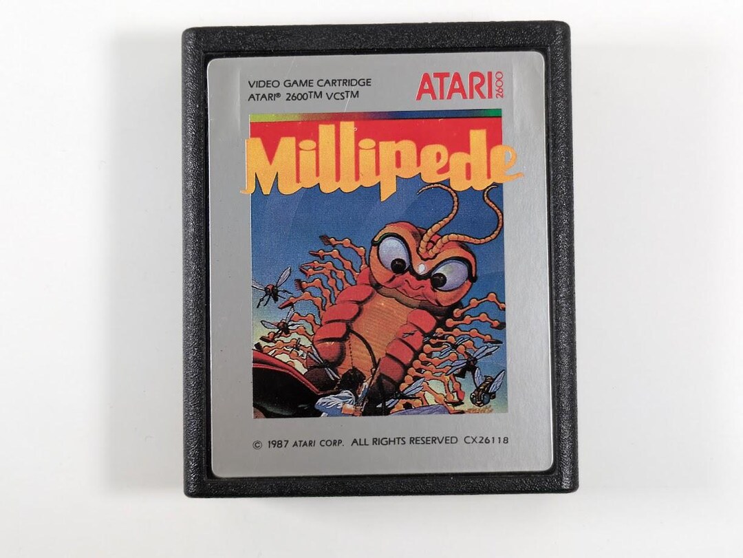 Millipede Atari 2600 - Classic Arcade Shooter - Tested & Working ...