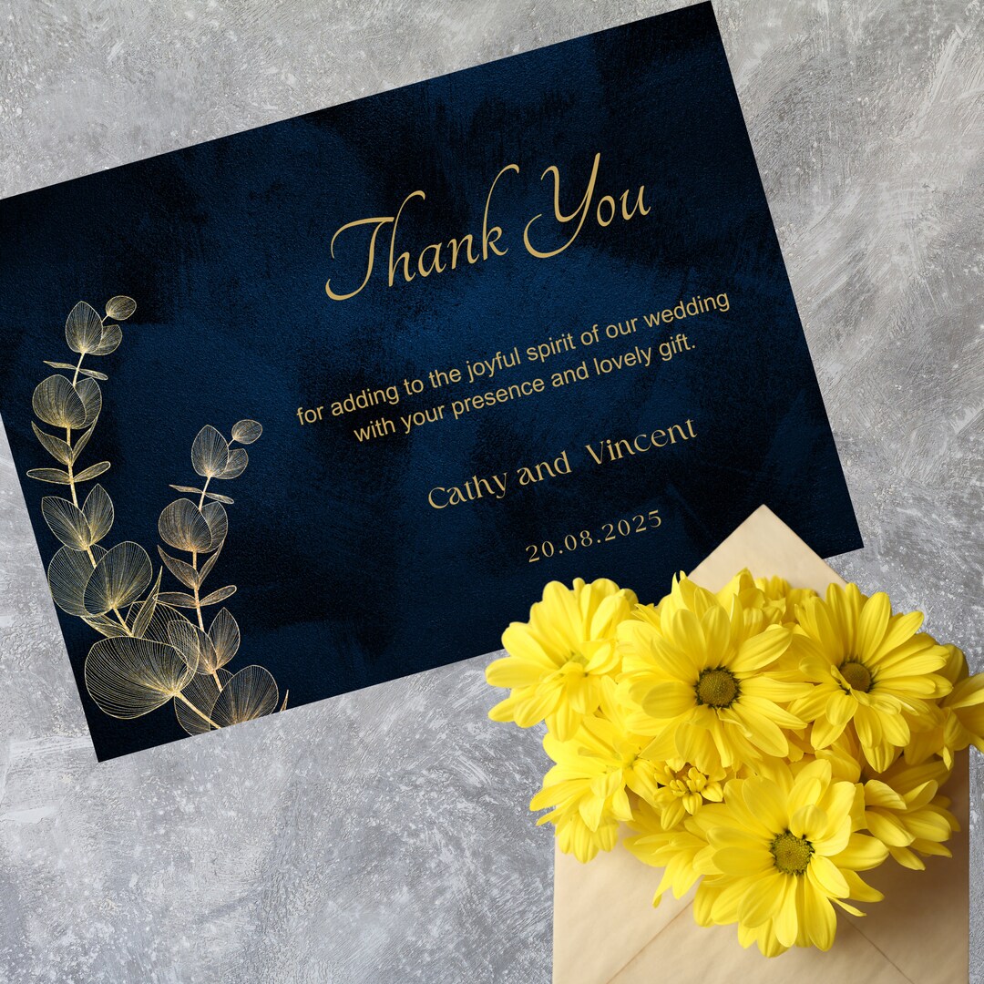 Thank You Digital Cards, Editable Digital Download, Appreciation ...