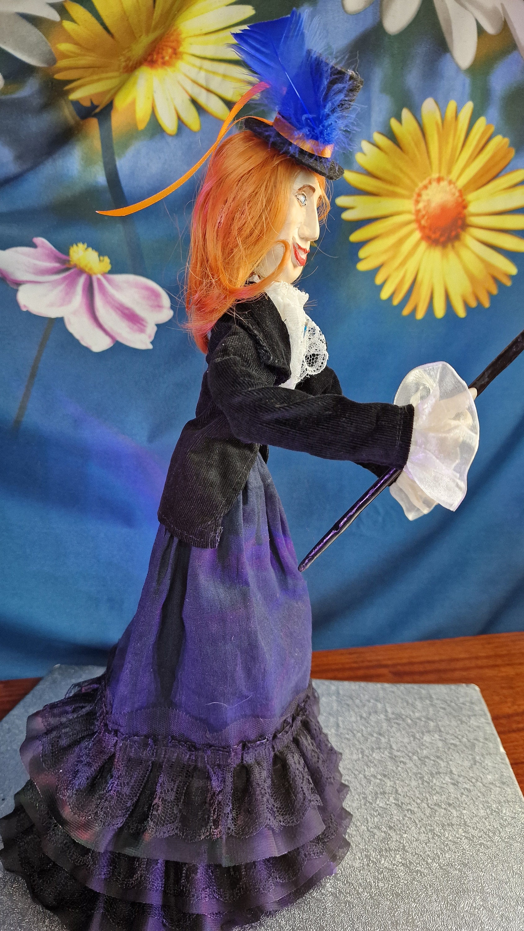 OOAK Art Doll,handmade Polymer Clay Doll,collectible Doll,redhead Girl ...