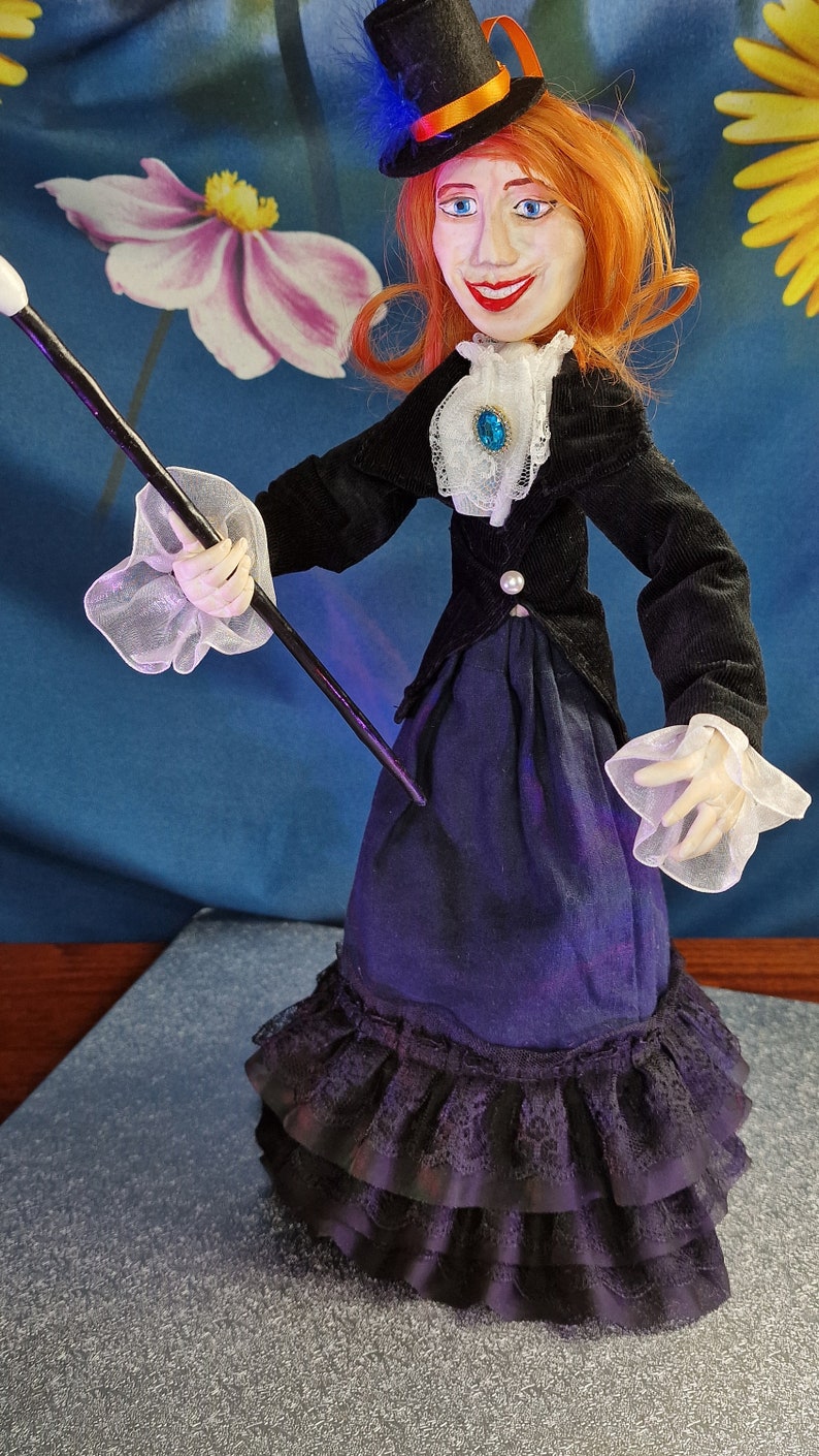 OOAK Art Doll,handmade Polymer Clay Doll,collectible Doll,redhead Girl ...