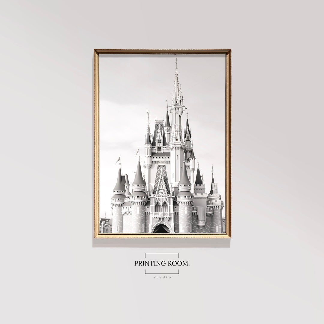 Cinderella Castle, Neutral Artistic Angle Photography, Abstract Neutral ...